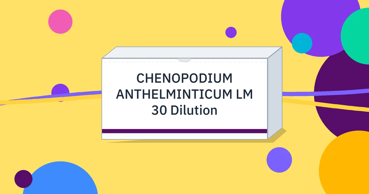 Symbolbild: Packung mit der Aufschrift CHENOPODIUM ANTHELMINTICUM LM 30 Dilution (PZN 13441059) – Verfügbarkeit und Bezug in Apotheken in Frankfurt am Main