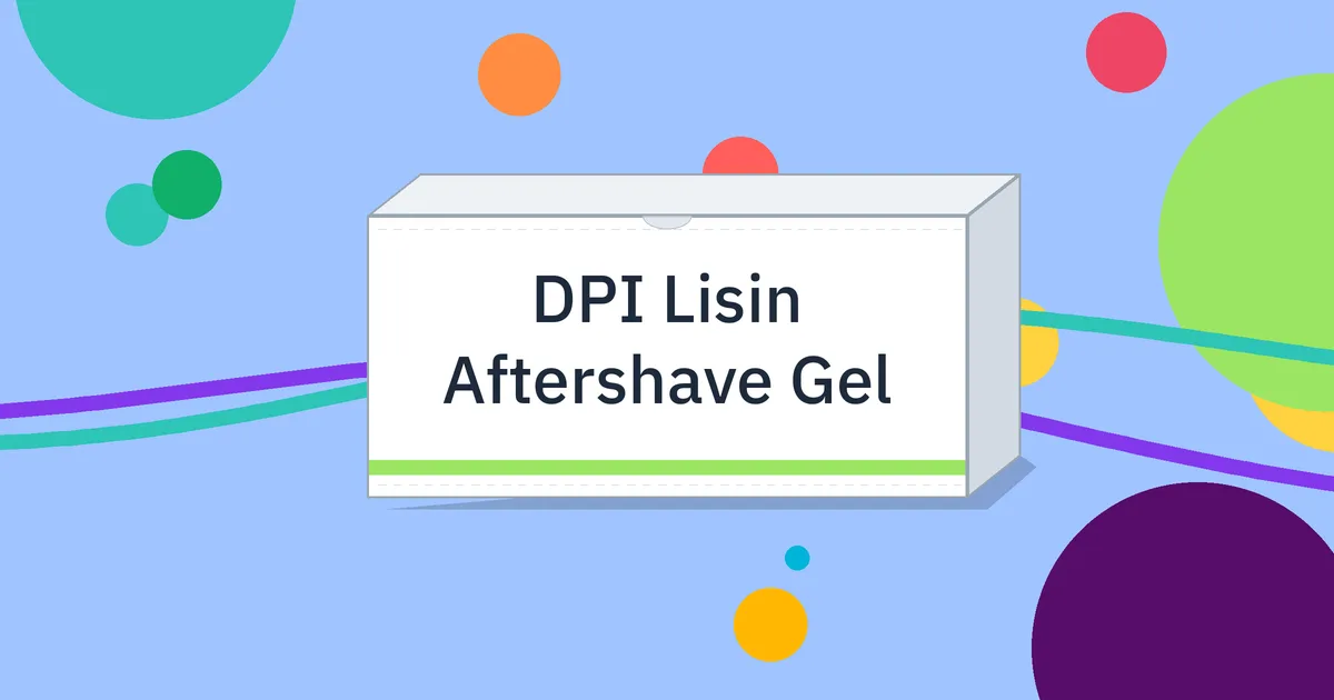 Symbolbild: Packung mit der Aufschrift DPI Lisin Aftershave Gel (PZN 01146148) – Verfügbarkeit und Bezug in Apotheken in Frankfurt am Main
