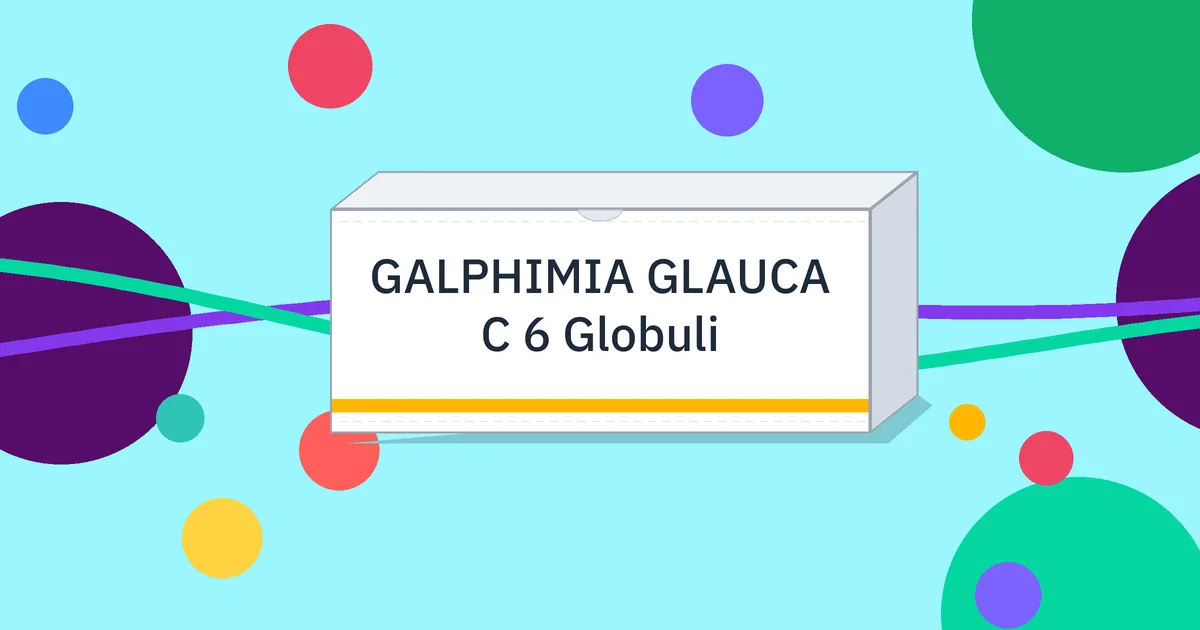 Symbolbild: Packung mit der Aufschrift GALPHIMIA GLAUCA C 6 Globuli (PZN 07456795) – Verfügbarkeit und Bezug in Apotheken in Frankfurt am Main