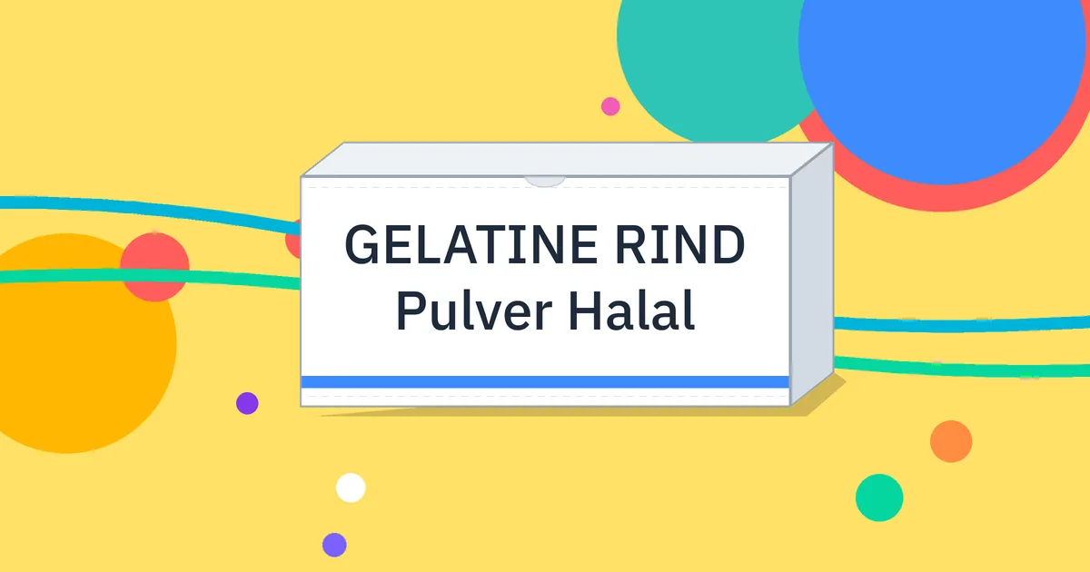 Symbolbild: Packung mit der Aufschrift GELATINE RIND Pulver Halal (PZN 15269937) – Verfügbarkeit und Bezug in Apotheken in Frankfurt am Main
