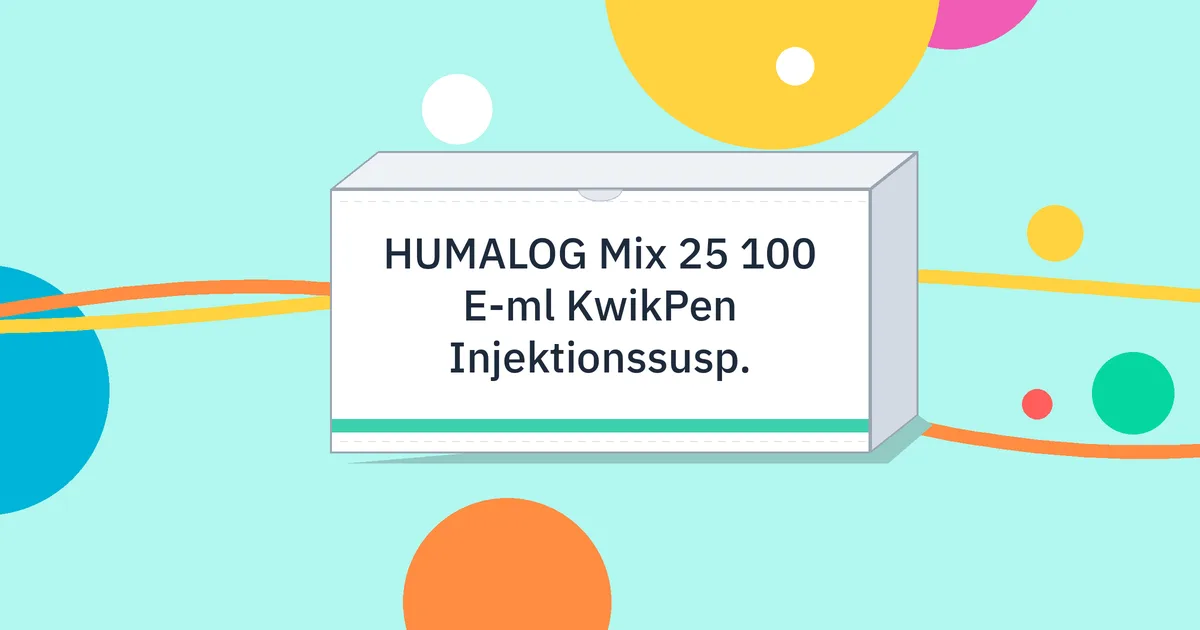 Symbolbild: Packung mit der Aufschrift HUMALOG Mix 25 100 E-ml KwikPen Injektionssusp. (PZN 06087114) – Verfügbarkeit und Bezug in Apotheken in Frankfurt am Main