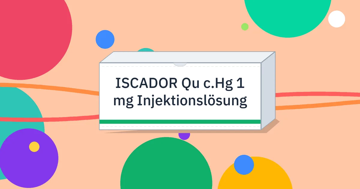 Symbolbild: Packung mit der Aufschrift ISCADOR Qu c.Hg 1 mg Injektionslösung (PZN 01386384) – Verfügbarkeit und Bezug in Apotheken in Frankfurt am Main