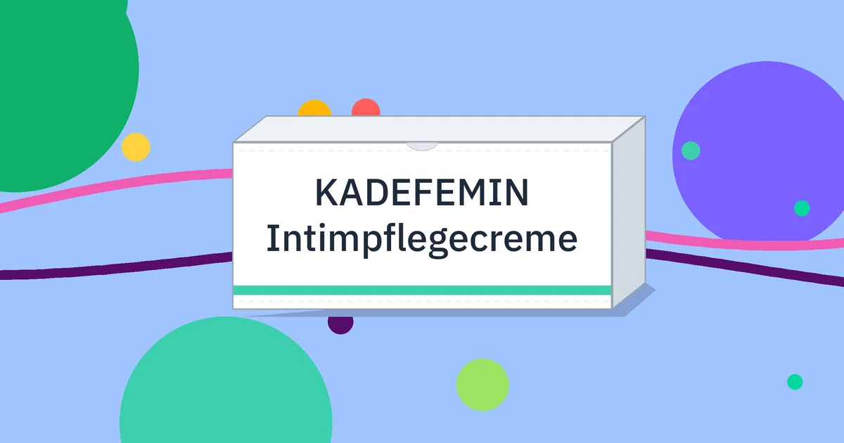 Symbolbild: Packung mit der Aufschrift KADEFEMIN Intimpflegecreme (PZN 15740990) – Verfügbarkeit und Bezug in Apotheken in Frankfurt am Main