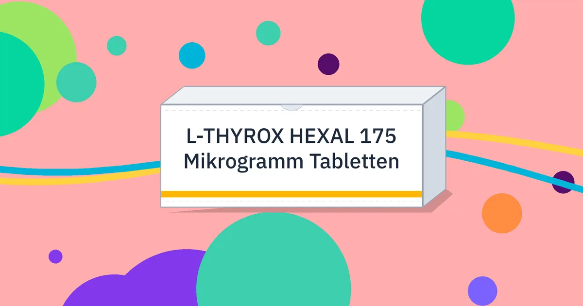 Symbolbild: Packung mit der Aufschrift L-THYROX HEXAL 175 Mikrogramm Tabletten (PZN 00811810) – Verfügbarkeit und Bezug in Apotheken in Frankfurt am Main