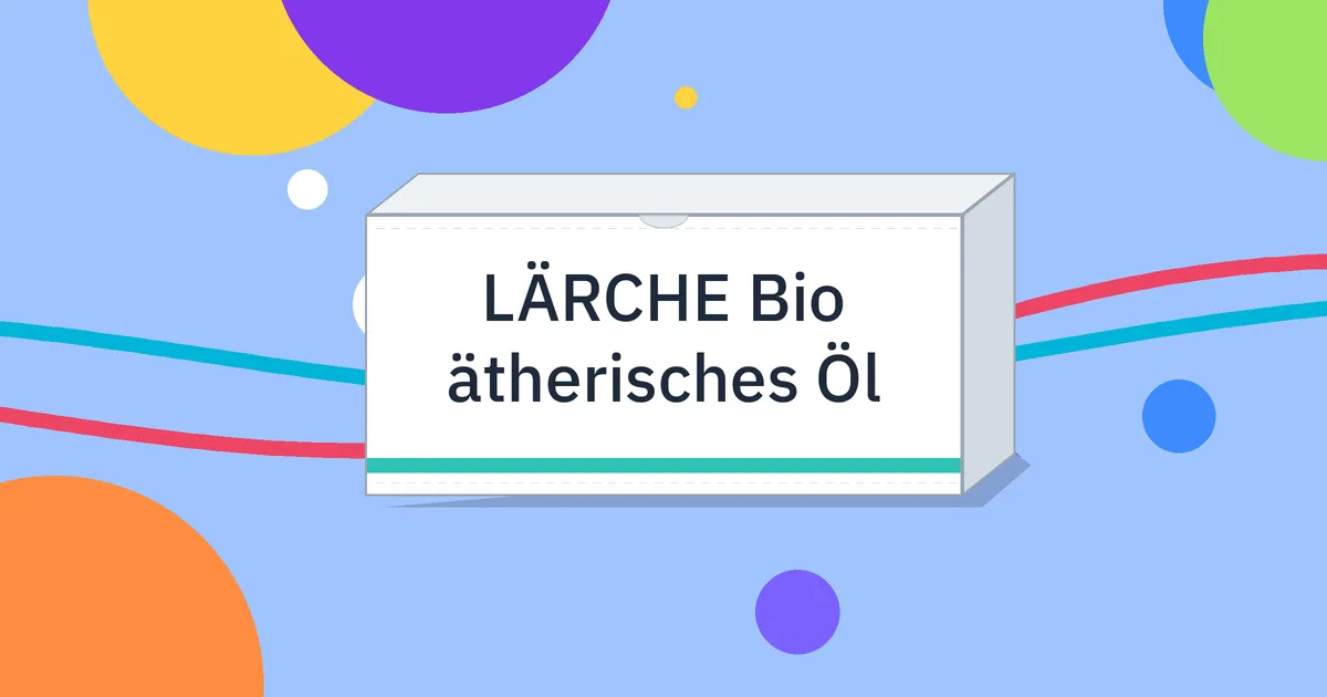 Symbolbild: Packung mit der Aufschrift LÄRCHE Bio ätherisches Öl (PZN 14385423) – Verfügbarkeit und Bezug in Apotheken in Frankfurt am Main