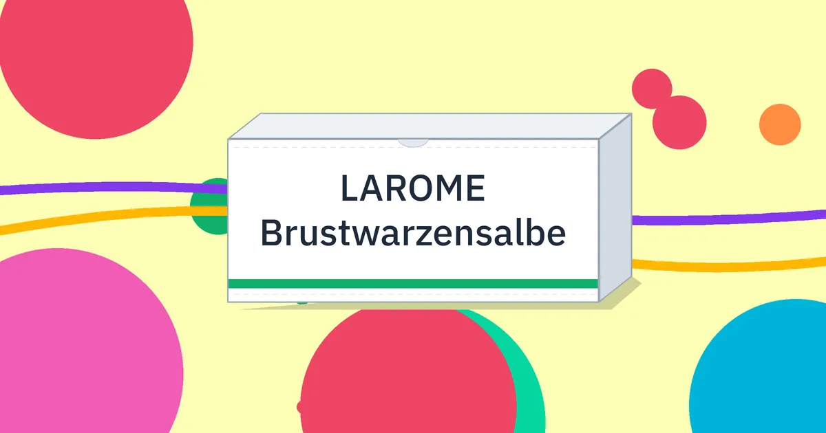 Symbolbild: Packung mit der Aufschrift LAROME Brustwarzensalbe (PZN 06816719) – Verfügbarkeit und Bezug in Apotheken in Frankfurt am Main