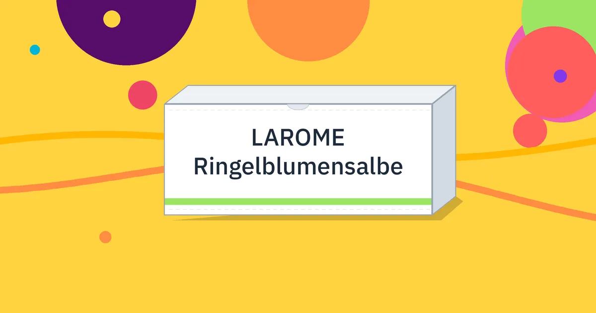Symbolbild: Packung mit der Aufschrift LAROME Ringelblumensalbe (PZN 11214253) – Verfügbarkeit und Bezug in Apotheken in Frankfurt am Main