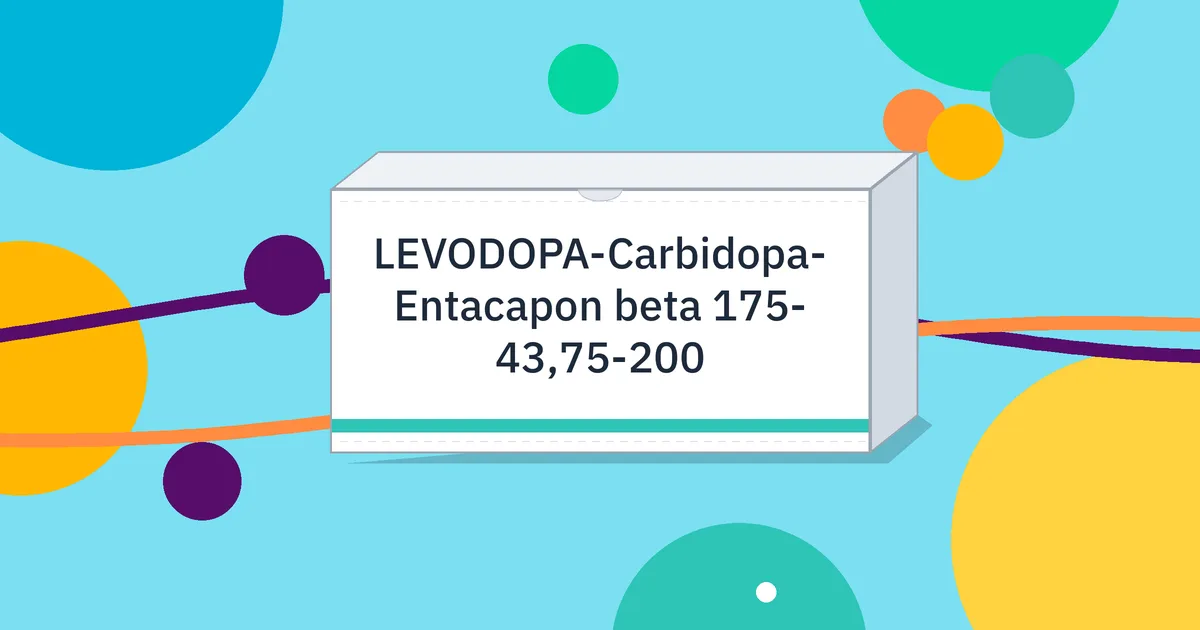 Symbolbild: Packung mit der Aufschrift LEVODOPA-Carbidopa-Entacapon beta 175-43,75-200 (PZN 10324695) – Verfügbarkeit und Bezug in Apotheken in Frankfurt am Main