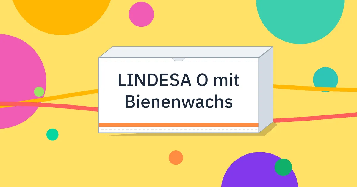 Symbolbild: Packung mit der Aufschrift LINDESA O mit Bienenwachs (PZN 01281219) – Verfügbarkeit und Bezug in Apotheken in Frankfurt am Main