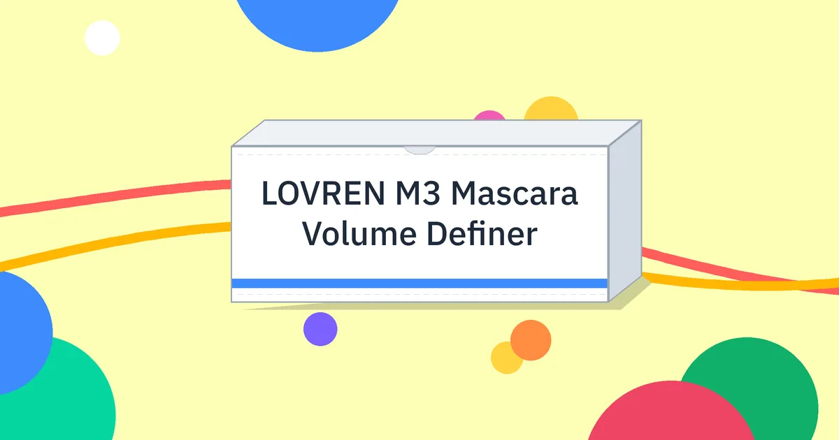 Symbolbild: Packung mit der Aufschrift LOVREN M3 Mascara Volume Definer (PZN 19819317) – Verfügbarkeit und Bezug in Apotheken in Frankfurt am Main