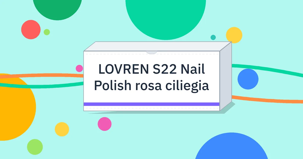 Symbolbild: Packung mit der Aufschrift LOVREN S22 Nail Polish rosa ciliegia (PZN 20030693) – Verfügbarkeit und Bezug in Apotheken in Frankfurt am Main