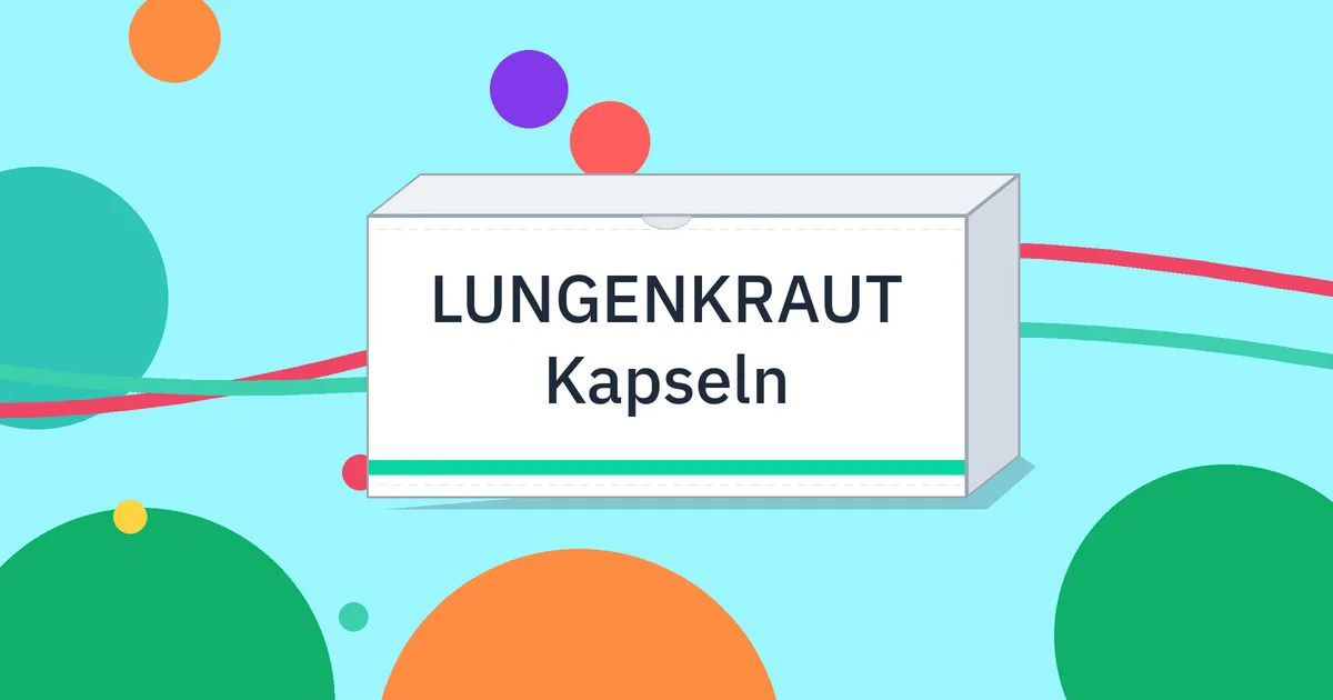 Symbolbild: Packung mit der Aufschrift LUNGENKRAUT Kapseln (PZN 07333383) – Verfügbarkeit und Bezug in Apotheken in Frankfurt am Main