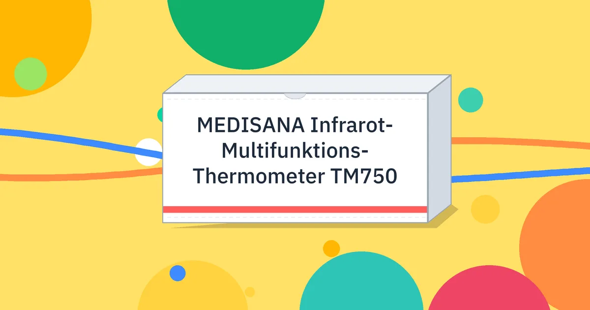 Symbolbild: Packung mit der Aufschrift MEDISANA Infrarot-Multifunktions-Thermometer TM750 (PZN 19834742) – Verfügbarkeit und Bezug in Apotheken in Frankfurt am Main