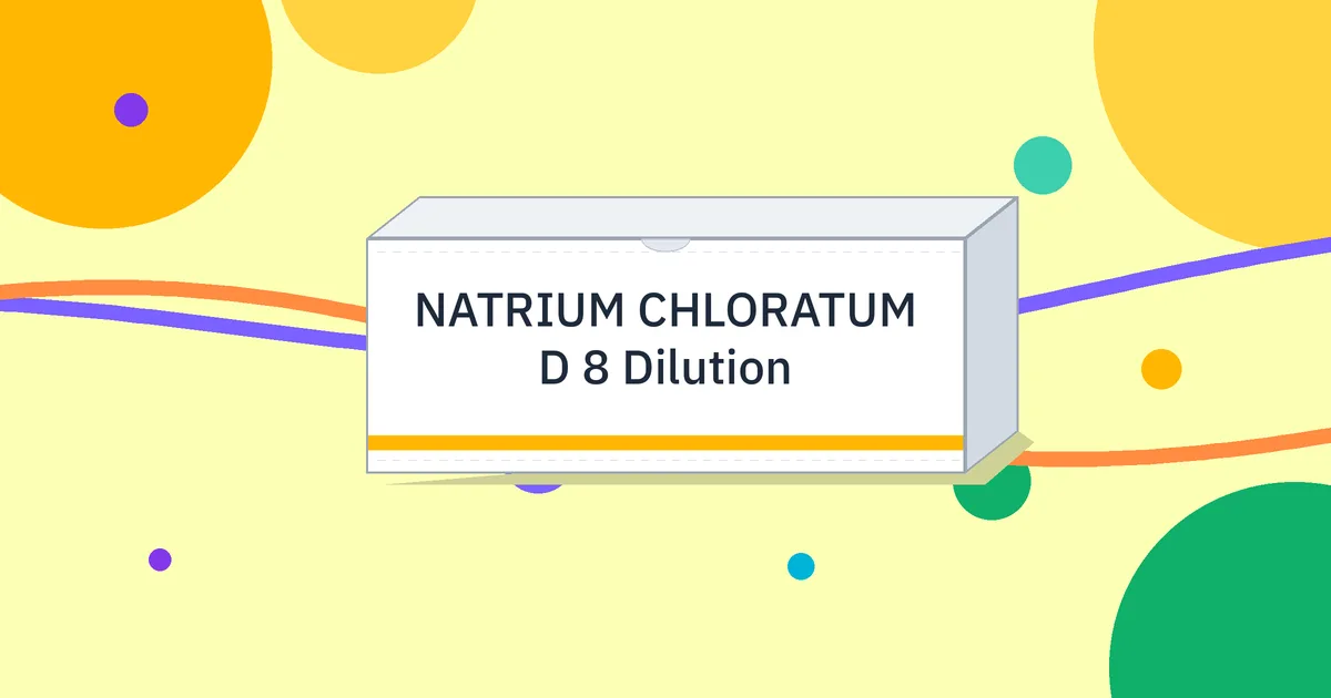 Symbolbild: Packung mit der Aufschrift NATRIUM CHLORATUM D 8 Dilution (PZN 07175263) – Verfügbarkeit und Bezug in Apotheken in Frankfurt am Main