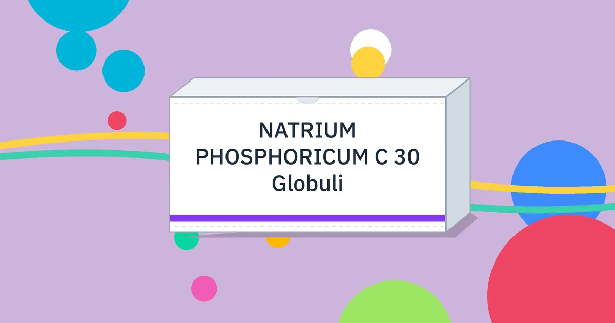 Symbolbild: Packung mit der Aufschrift NATRIUM PHOSPHORICUM C 30 Globuli (PZN 04228929) – Verfügbarkeit und Bezug in Apotheken in Frankfurt am Main