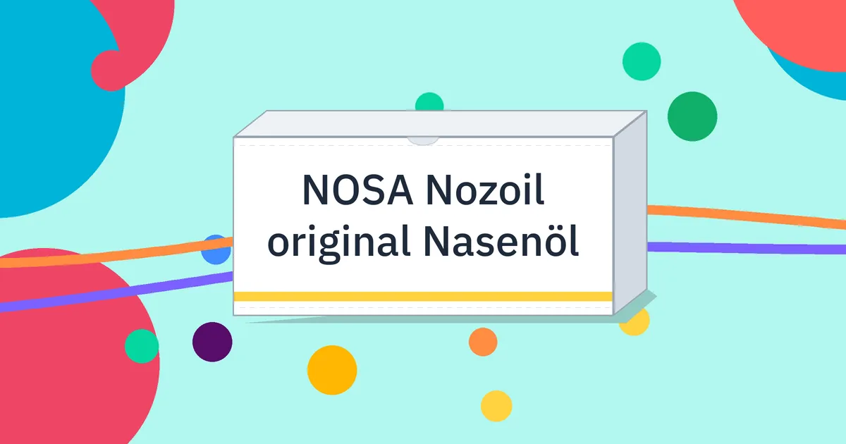 Symbolbild: Packung mit der Aufschrift NOSA Nozoil original Nasenöl (PZN 19745518) – Verfügbarkeit und Bezug in Apotheken in Frankfurt am Main