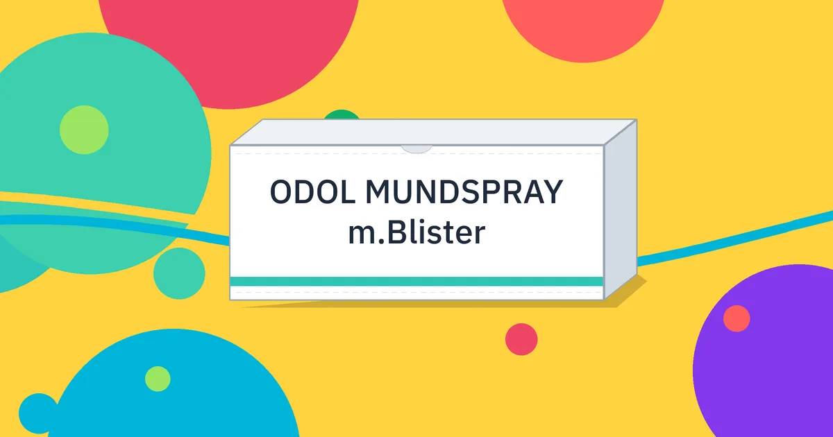 Symbolbild: Packung mit der Aufschrift ODOL MUNDSPRAY m.Blister (PZN 02751590) – Verfügbarkeit und Bezug in Apotheken in Frankfurt am Main