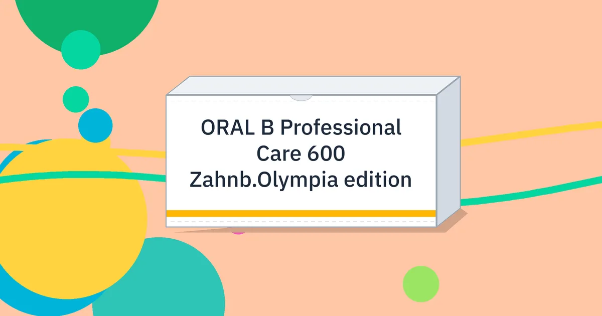 Symbolbild: Packung mit der Aufschrift ORAL B Professional Care 600 Zahnb.Olympia edition (PZN 10202934) – Verfügbarkeit und Bezug in Apotheken in Frankfurt am Main