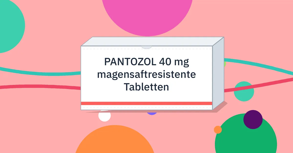 Symbolbild: Packung mit der Aufschrift PANTOZOL 40 mg magensaftresistente Tabletten (PZN 18074105) – Verfügbarkeit und Bezug in Apotheken in Frankfurt am Main