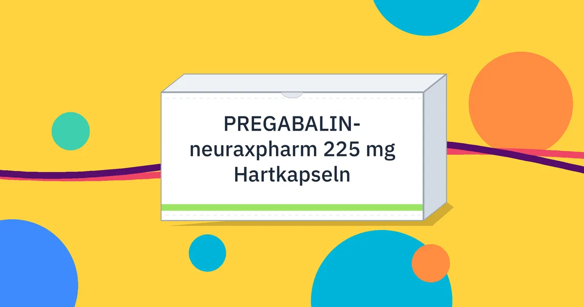 Symbolbild: Packung mit der Aufschrift PREGABALIN-neuraxpharm 225 mg Hartkapseln (PZN 11031535) – Verfügbarkeit und Bezug in Apotheken in Frankfurt am Main