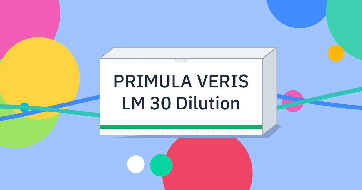 Symbolbild: Packung mit der Aufschrift PRIMULA VERIS LM 30 Dilution (PZN 13667711) – Verfügbarkeit und Bezug in Apotheken in Frankfurt am Main