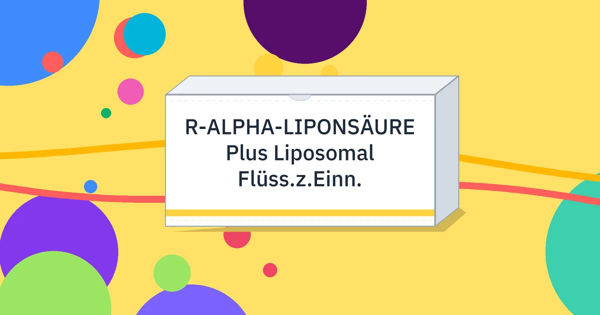Symbolbild: Packung mit der Aufschrift R-ALPHA-LIPONSÄURE Plus Liposomal Flüss.z.Einn. (PZN 20385580) – Verfügbarkeit und Bezug in Apotheken in Frankfurt am Main