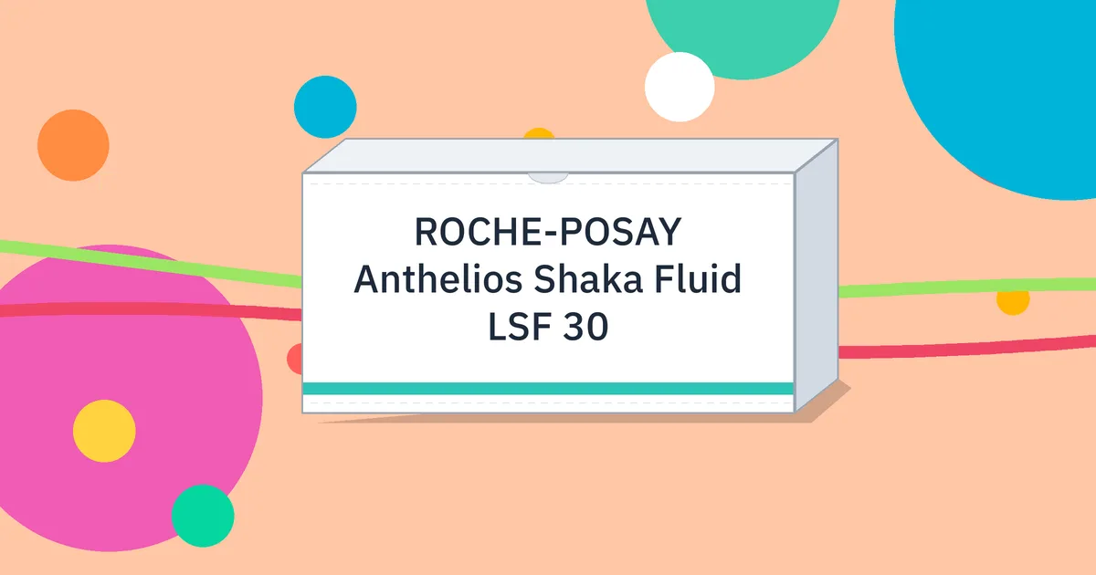 Symbolbild: Packung mit der Aufschrift ROCHE-POSAY Anthelios Shaka Fluid LSF 30 (PZN 14420817) – Verfügbarkeit und Bezug in Apotheken in Frankfurt am Main