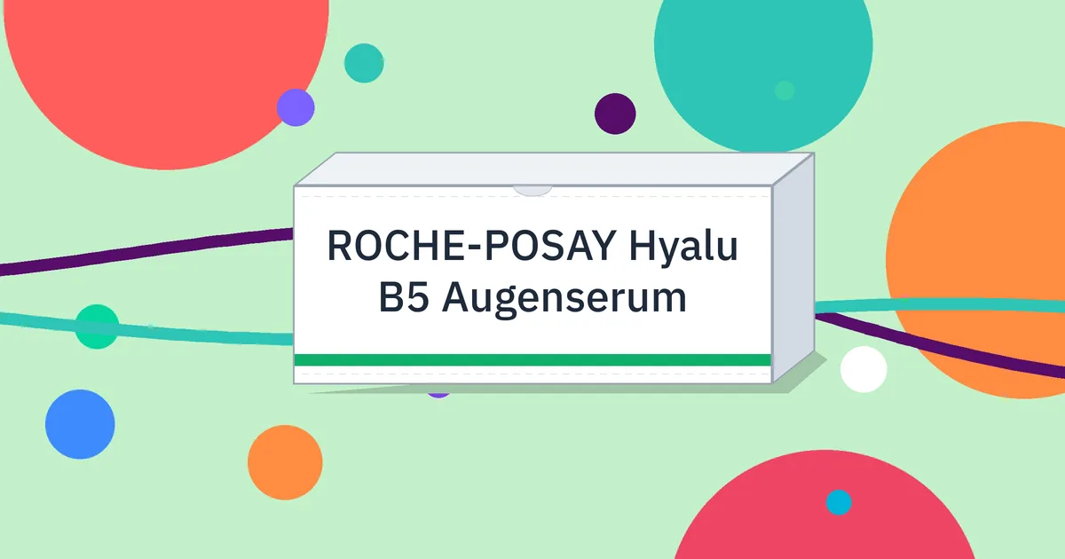 Symbolbild: Packung mit der Aufschrift ROCHE-POSAY Hyalu B5 Augenserum (PZN 18723940) – Verfügbarkeit und Bezug in Apotheken in Frankfurt am Main