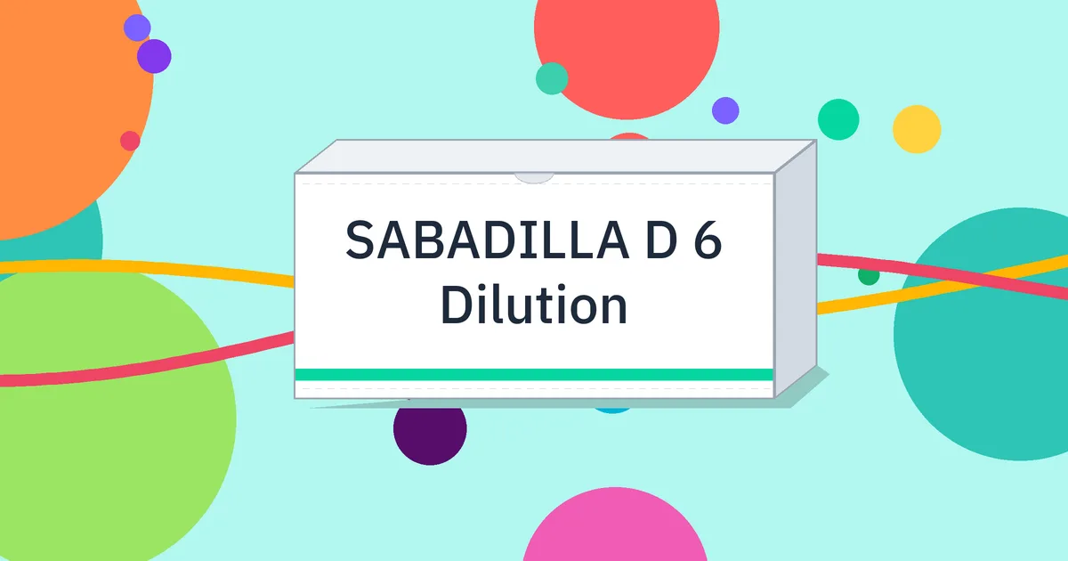 Symbolbild: Packung mit der Aufschrift SABADILLA D 6 Dilution (PZN 02621137) – Verfügbarkeit und Bezug in Apotheken in Frankfurt am Main