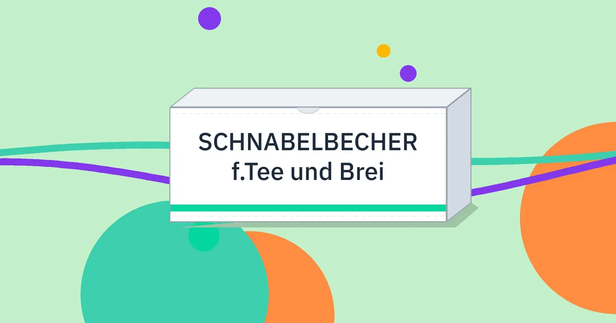 Symbolbild: Packung mit der Aufschrift SCHNABELBECHER f.Tee und Brei (PZN 00159433) – Verfügbarkeit und Bezug in Apotheken in Frankfurt am Main