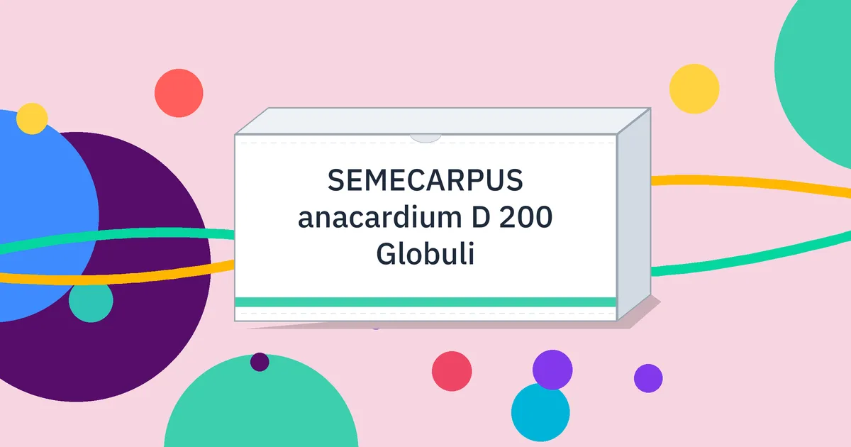 Symbolbild: Packung mit der Aufschrift SEMECARPUS anacardium D 200 Globuli (PZN 14312424) – Verfügbarkeit und Bezug in Apotheken in Frankfurt am Main