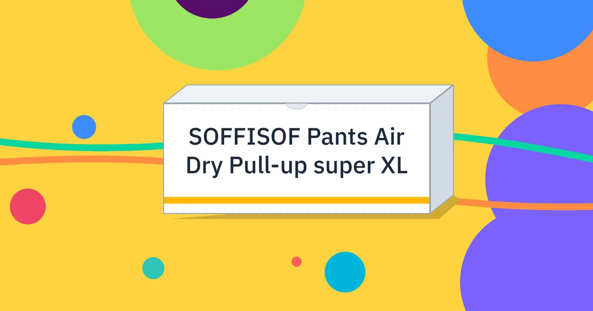 Symbolbild: Packung mit der Aufschrift SOFFISOF Pants Air Dry Pull-up super XL (PZN 15620234) – Verfügbarkeit und Bezug in Apotheken in Frankfurt am Main