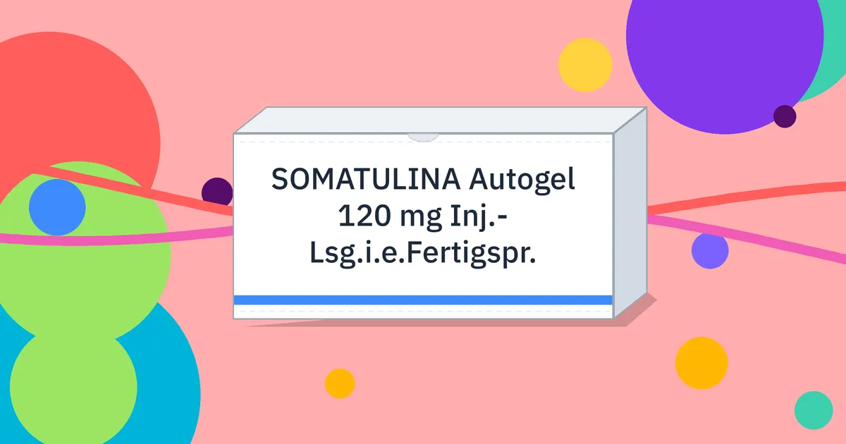 Symbolbild: Packung mit der Aufschrift SOMATULINA Autogel 120 mg Inj.-Lsg.i.e.Fertigspr. (PZN 18219288) – Verfügbarkeit und Bezug in Apotheken in Frankfurt am Main