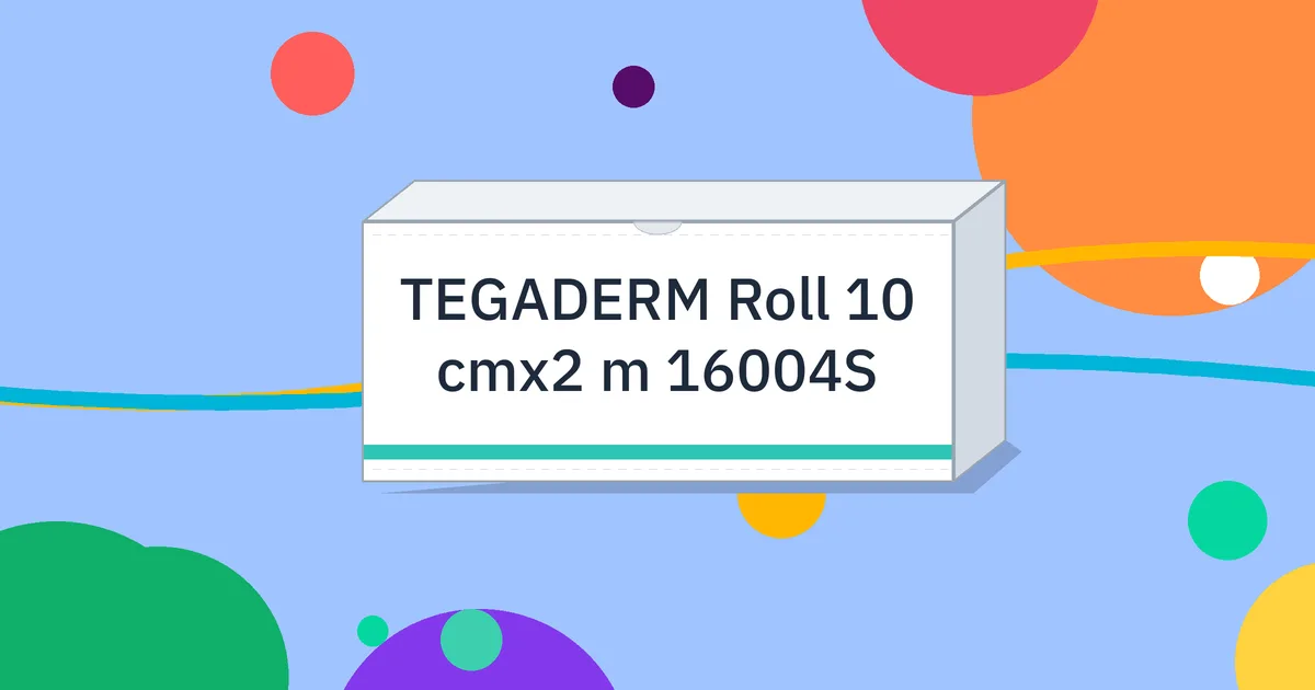 Symbolbild: Packung mit der Aufschrift TEGADERM Roll 10 cmx2 m 16004S (PZN 12730904) – Verfügbarkeit und Bezug in Apotheken in Frankfurt am Main
