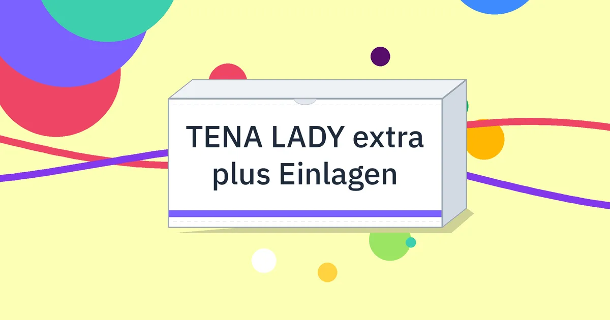 Symbolbild: Packung mit der Aufschrift TENA LADY extra plus Einlagen (PZN 07199915) – Verfügbarkeit und Bezug in Apotheken in Frankfurt am Main