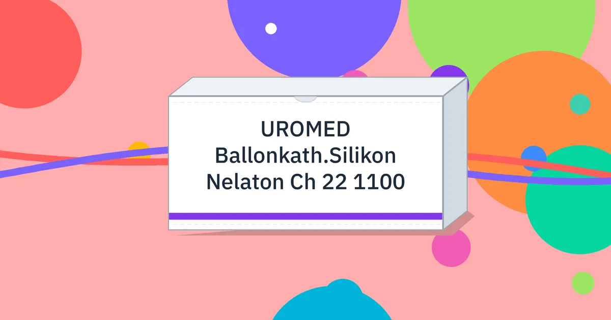 Symbolbild: Packung mit der Aufschrift UROMED Ballonkath.Silikon Nelaton Ch 22 1100 (PZN 03280715) – Verfügbarkeit und Bezug in Apotheken in Frankfurt am Main