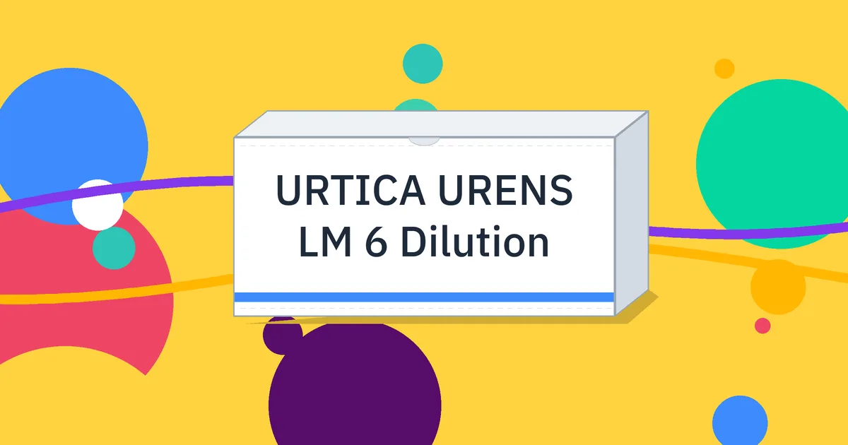 Symbolbild: Packung mit der Aufschrift URTICA URENS LM 6 Dilution (PZN 09650952) – Verfügbarkeit und Bezug in Apotheken in Frankfurt am Main