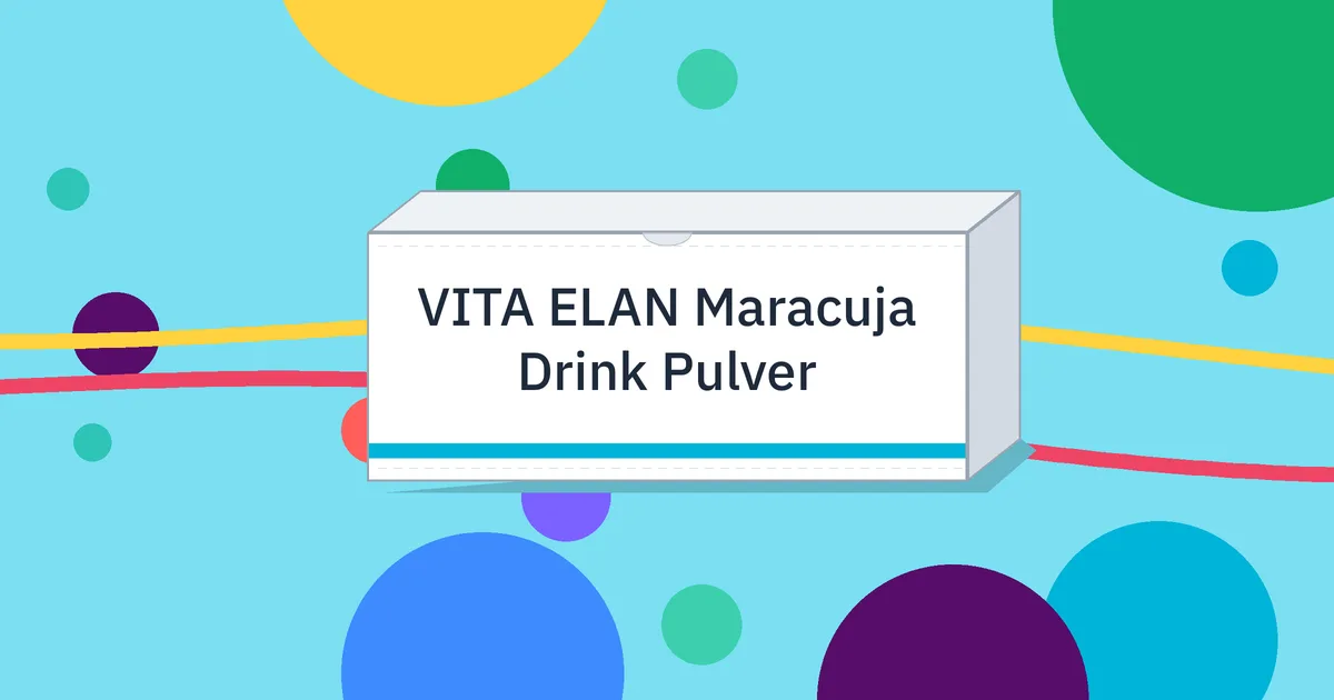 Symbolbild: Packung mit der Aufschrift VITA ELAN Maracuja Drink Pulver (PZN 08847865) – Verfügbarkeit und Bezug in Apotheken in Frankfurt am Main