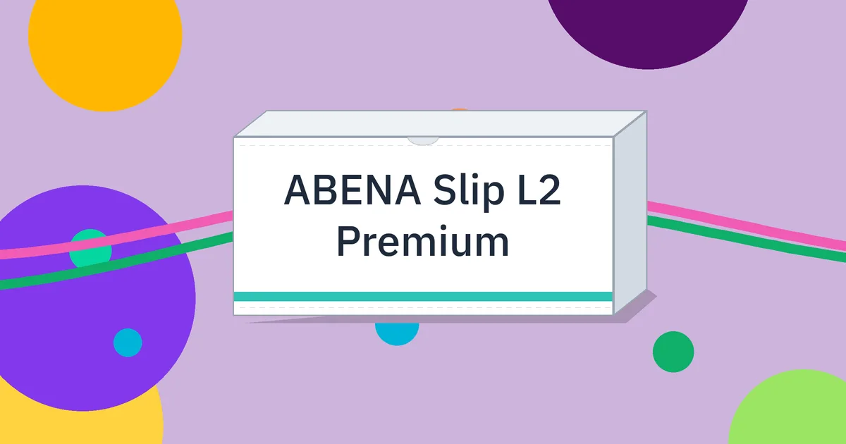 Symbolbild: Packung mit der Aufschrift ABENA Slip L2 Premium (PZN 10220292) – Verfügbarkeit und Bezug in Apotheken in Frankfurt am Main