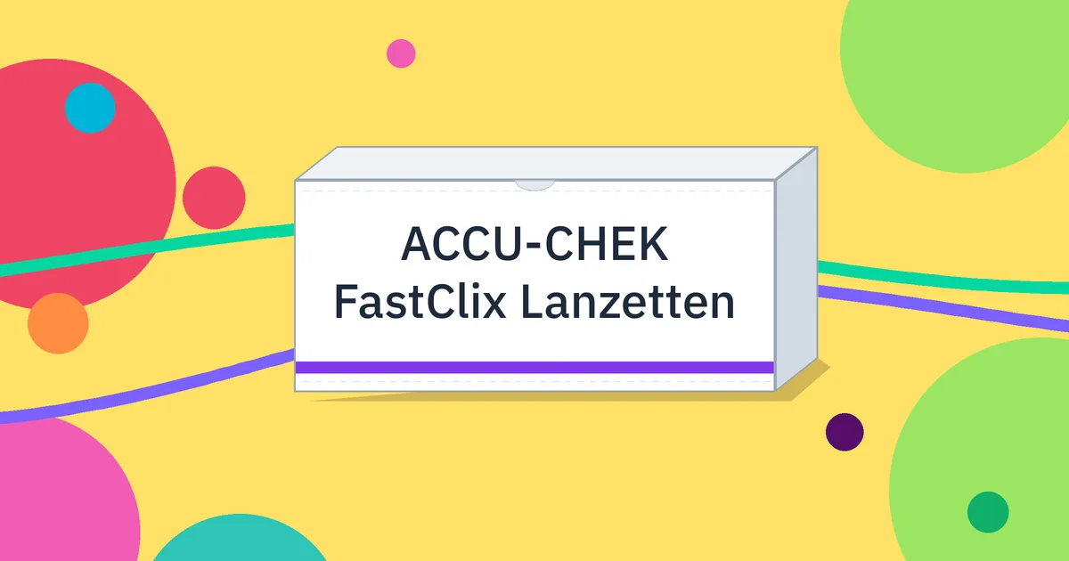 Symbolbild: Packung mit der Aufschrift ACCU-CHEK FastClix Lanzetten (PZN 17830527) – Verfügbarkeit und Bezug in Apotheken in Frankfurt am Main