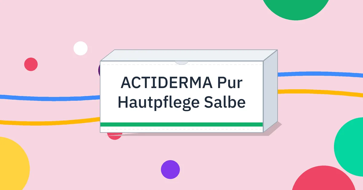 Symbolbild: Packung mit der Aufschrift ACTIDERMA Pur Hautpflege Salbe (PZN 08469587) – Verfügbarkeit und Bezug in Apotheken in Frankfurt am Main