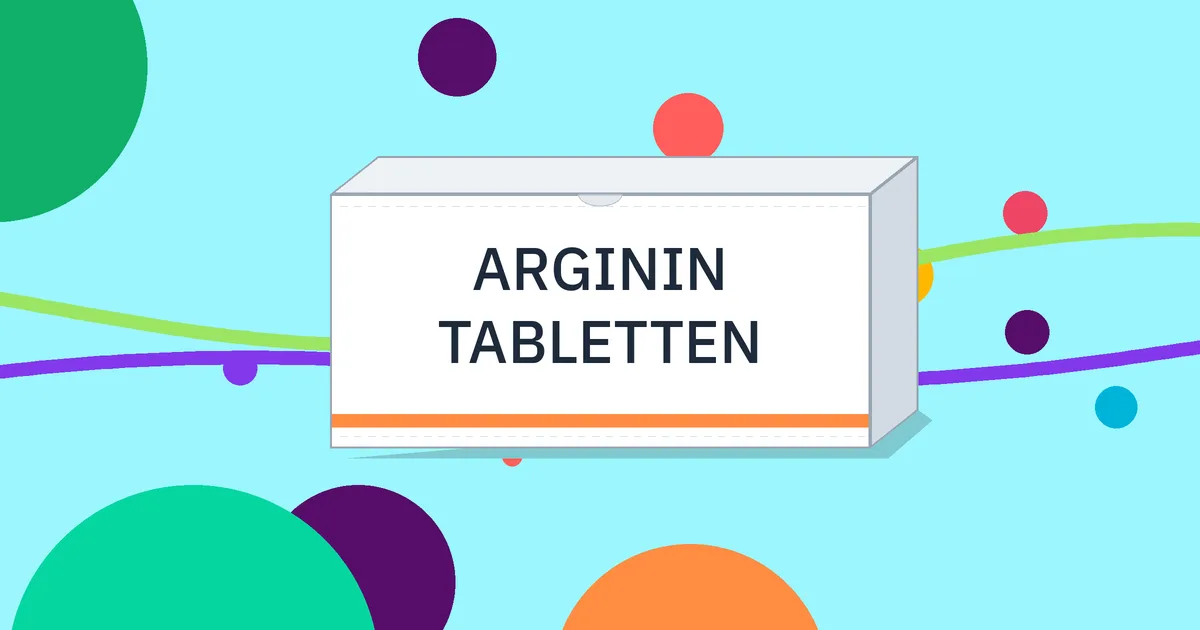 Symbolbild: Packung mit der Aufschrift ARGININ TABLETTEN (PZN 11554670) – Verfügbarkeit und Bezug in Apotheken in Frankfurt am Main