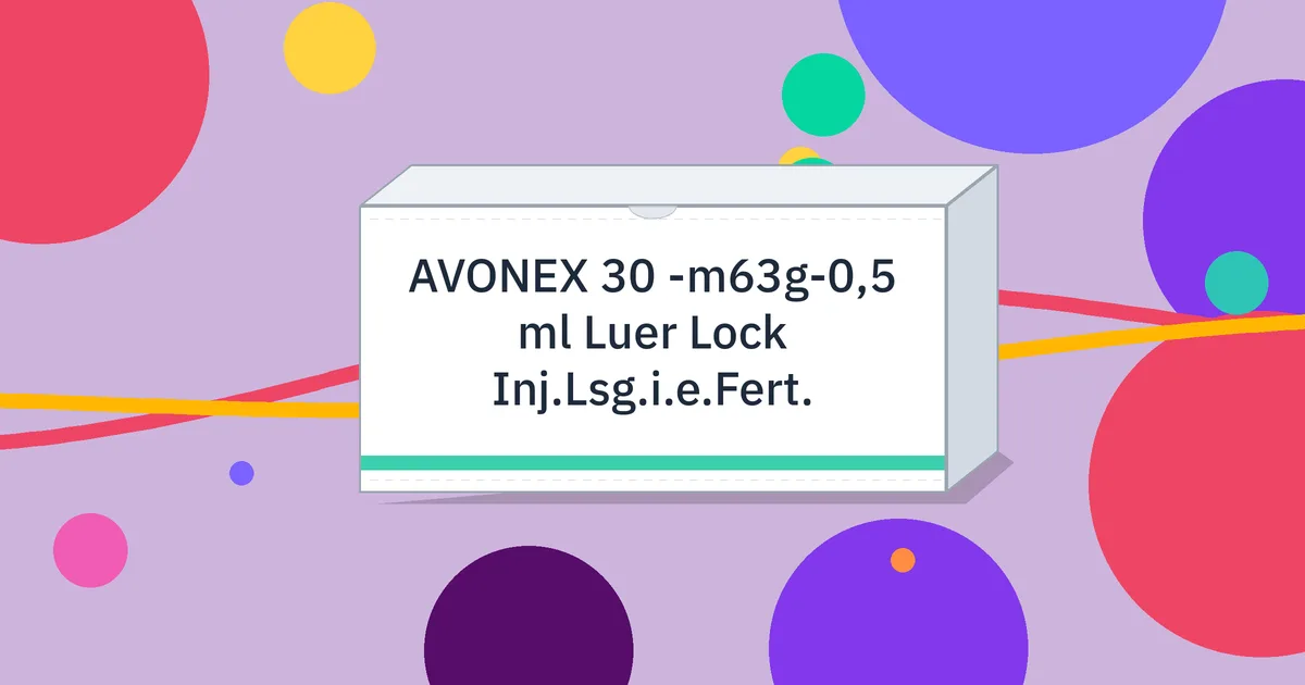 Symbolbild: Packung mit der Aufschrift AVONEX 30 -m63g-0,5 ml Luer Lock Inj.Lsg.i.e.Fert. (PZN 00200549) – Verfügbarkeit und Bezug in Apotheken in Frankfurt am Main