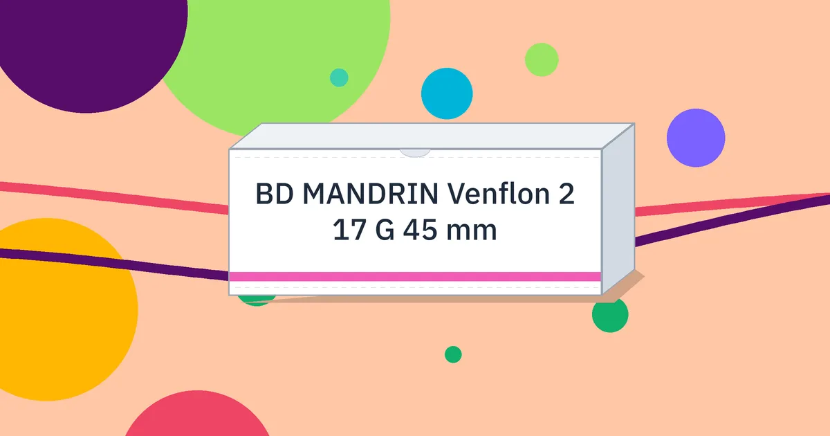 Symbolbild: Packung mit der Aufschrift BD MANDRIN Venflon 2 17 G 45 mm (PZN 13871357) – Verfügbarkeit und Bezug in Apotheken in Frankfurt am Main