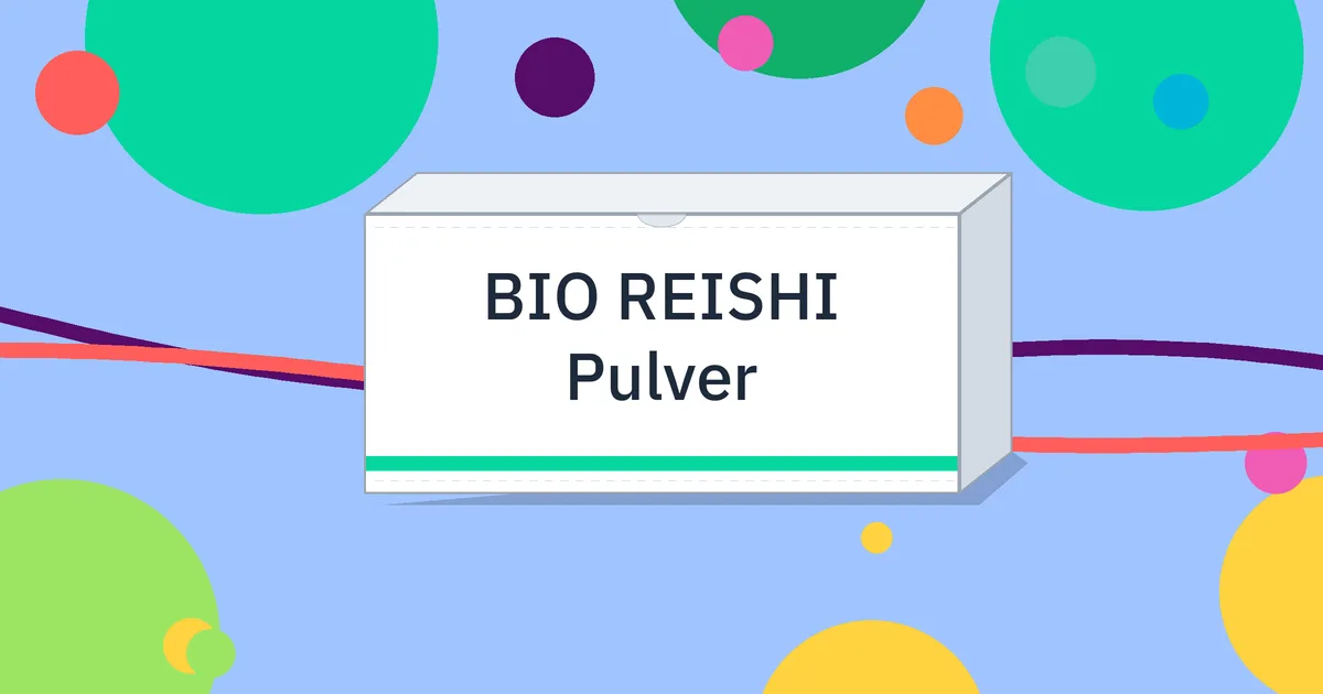 Symbolbild: Packung mit der Aufschrift BIO REISHI Pulver (PZN 13476572) – Verfügbarkeit und Bezug in Apotheken in Frankfurt am Main