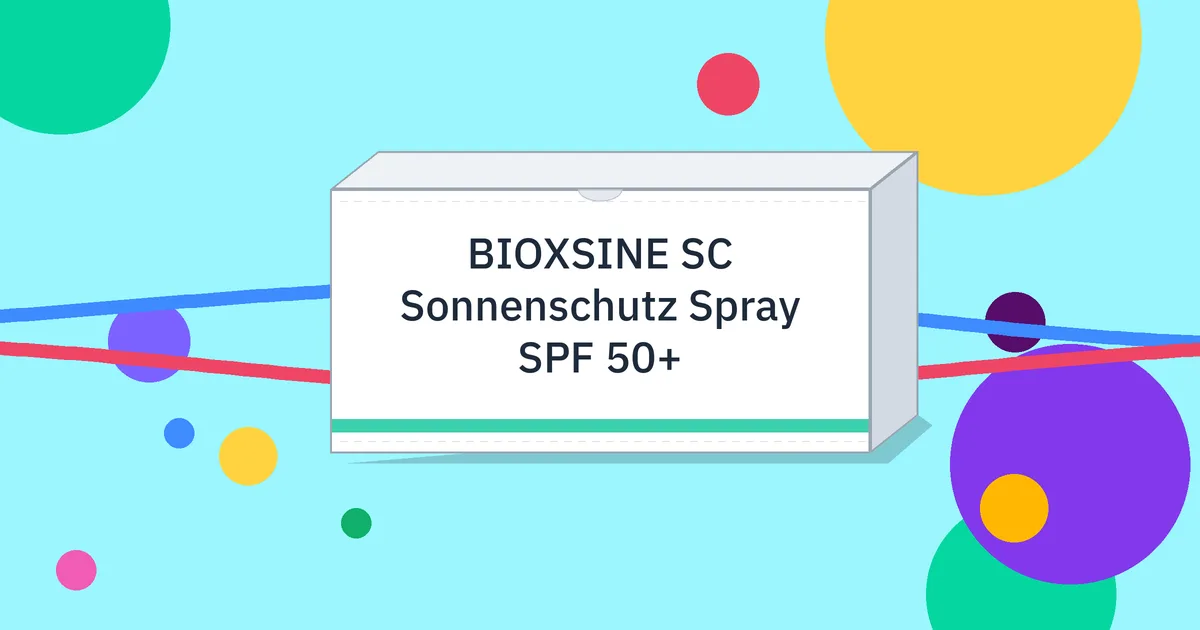 Symbolbild: Packung mit der Aufschrift BIOXSINE SC Sonnenschutz Spray SPF 50+ (PZN 18380888) – Verfügbarkeit und Bezug in Apotheken in Frankfurt am Main