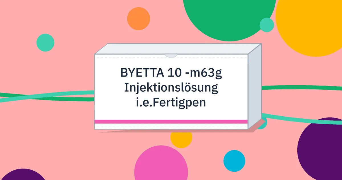 Symbolbild: Packung mit der Aufschrift BYETTA 10 -m63g Injektionslösung i.e.Fertigpen (PZN 10006647) – Verfügbarkeit und Bezug in Apotheken in Frankfurt am Main
