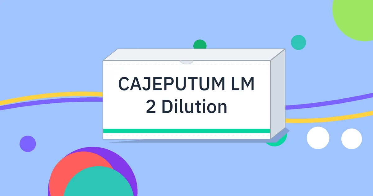Symbolbild: Packung mit der Aufschrift CAJEPUTUM LM 2 Dilution (PZN 12799439) – Verfügbarkeit und Bezug in Apotheken in Frankfurt am Main