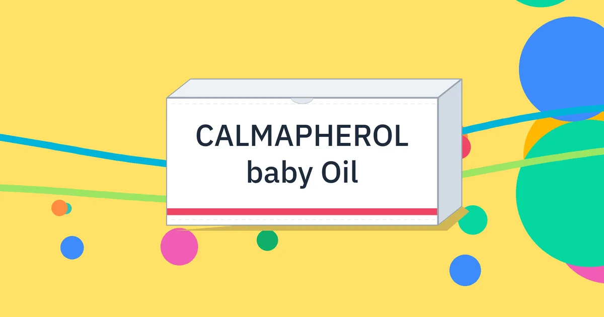 Symbolbild: Packung mit der Aufschrift CALMAPHEROL baby Oil (PZN 19161993) – Verfügbarkeit und Bezug in Apotheken in Frankfurt am Main