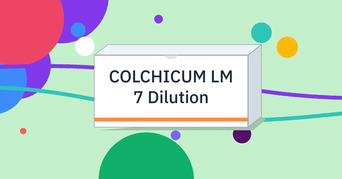 Symbolbild: Packung mit der Aufschrift COLCHICUM LM 7 Dilution (PZN 12832160) – Verfügbarkeit und Bezug in Apotheken in Frankfurt am Main